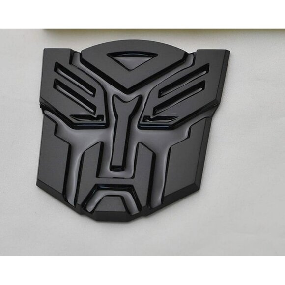 Accents | 3d Transformers Autobots Optimus Prime Gloss Black Metal ...